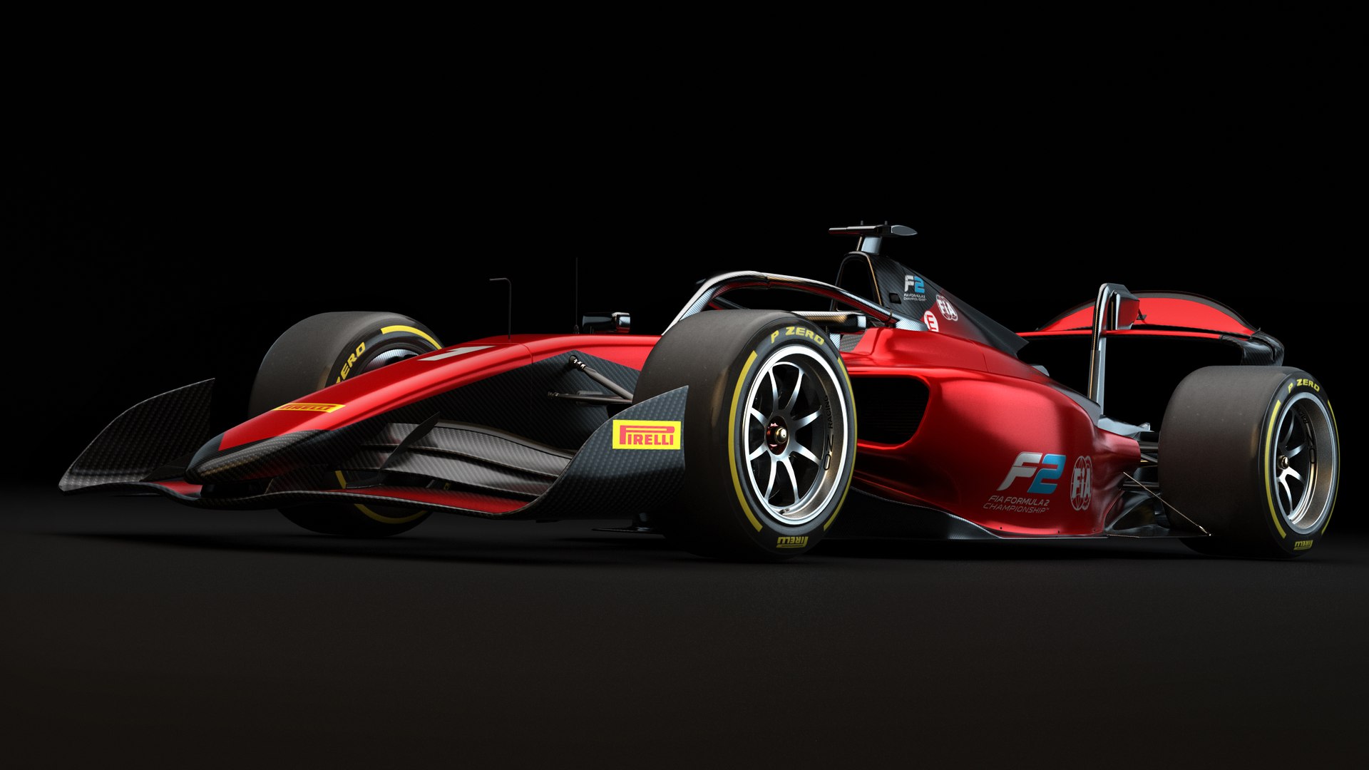 3D Dallara F2 2024 Template For Livery - TurboSquid 2285838