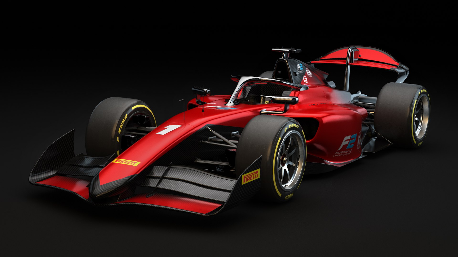 3D Dallara F2 2024 Template For Livery - TurboSquid 2285838