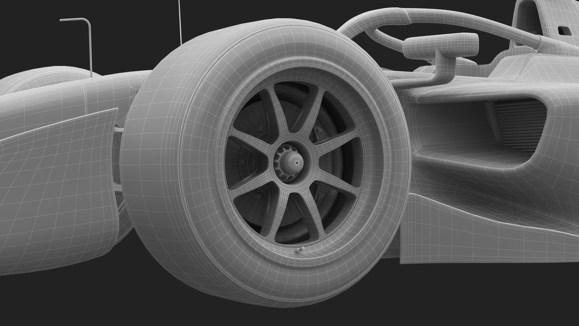 3D Dallara F2 2024 Template For Livery - TurboSquid 2285838