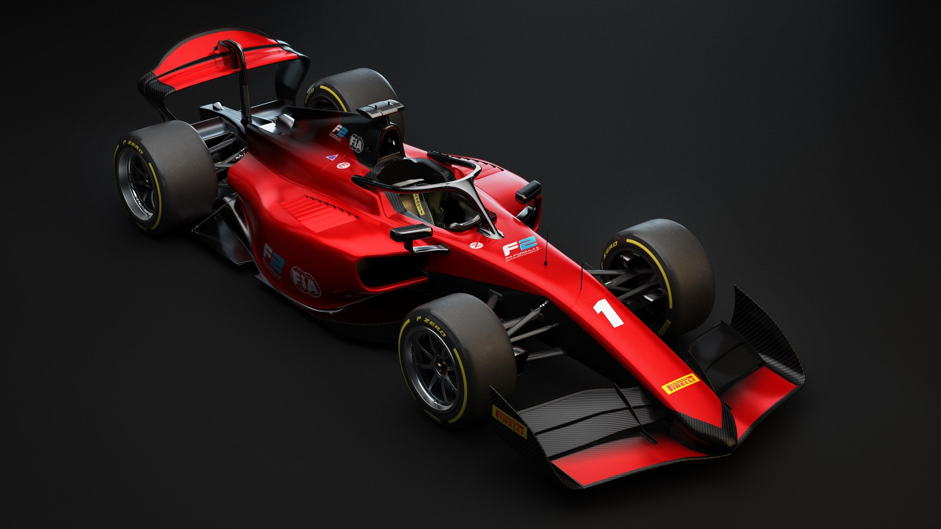 3D Dallara F2 2024 Template For Livery - TurboSquid 2285838