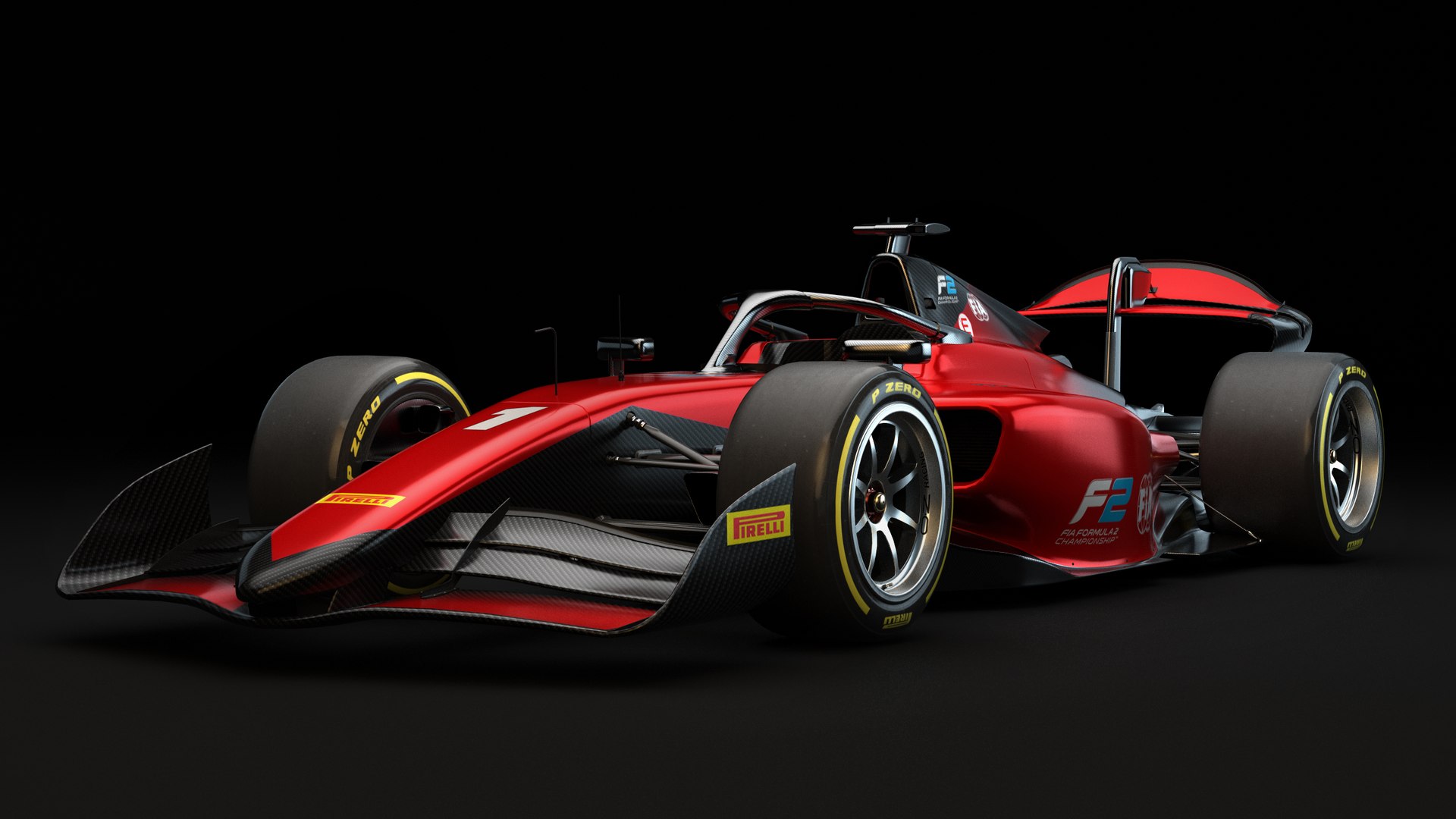 3D Dallara F2 2024 Template For Livery - TurboSquid 2285838