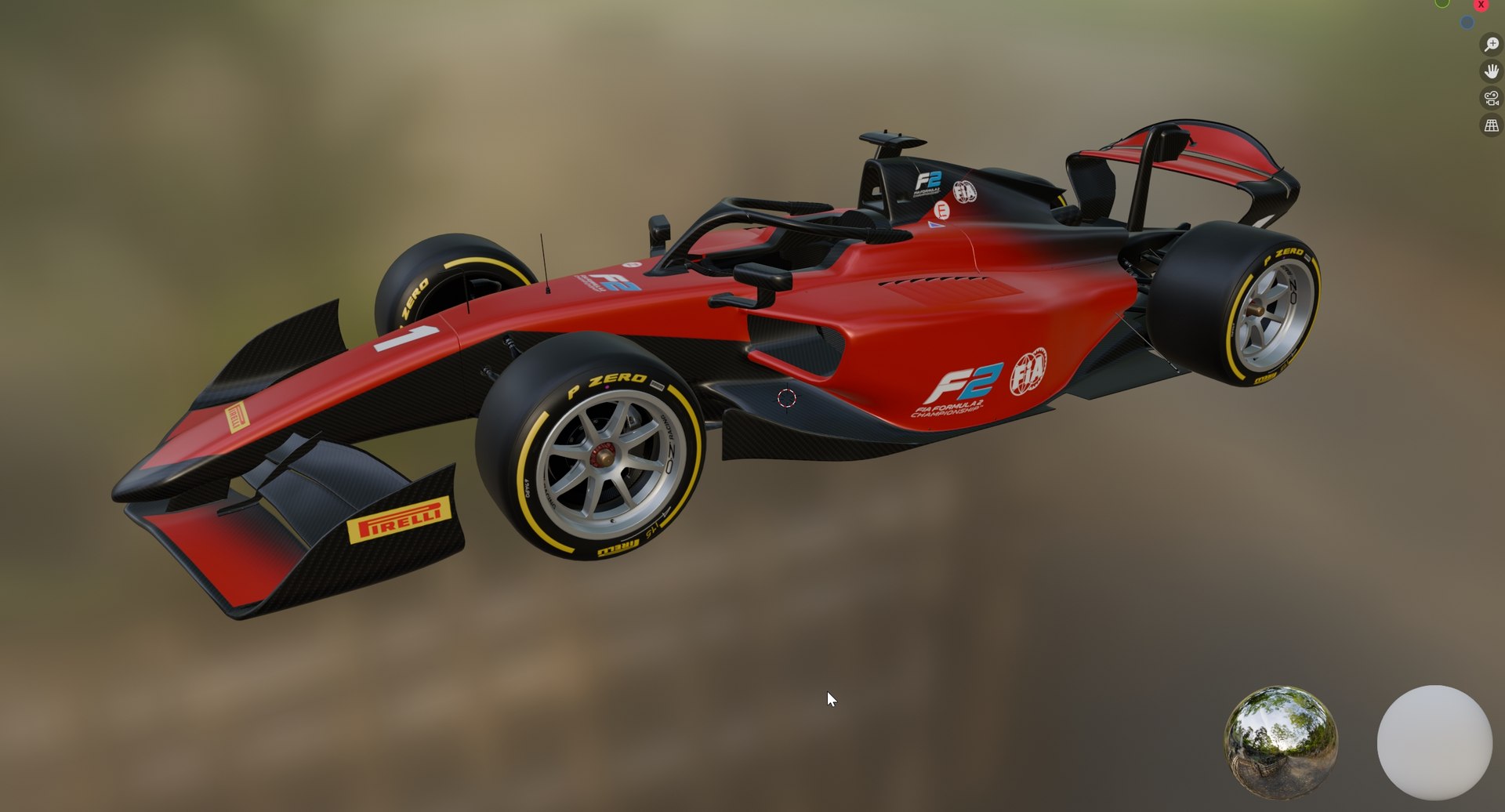 3d Dallara F2 2024 Template For Livery Turbosquid 2285838