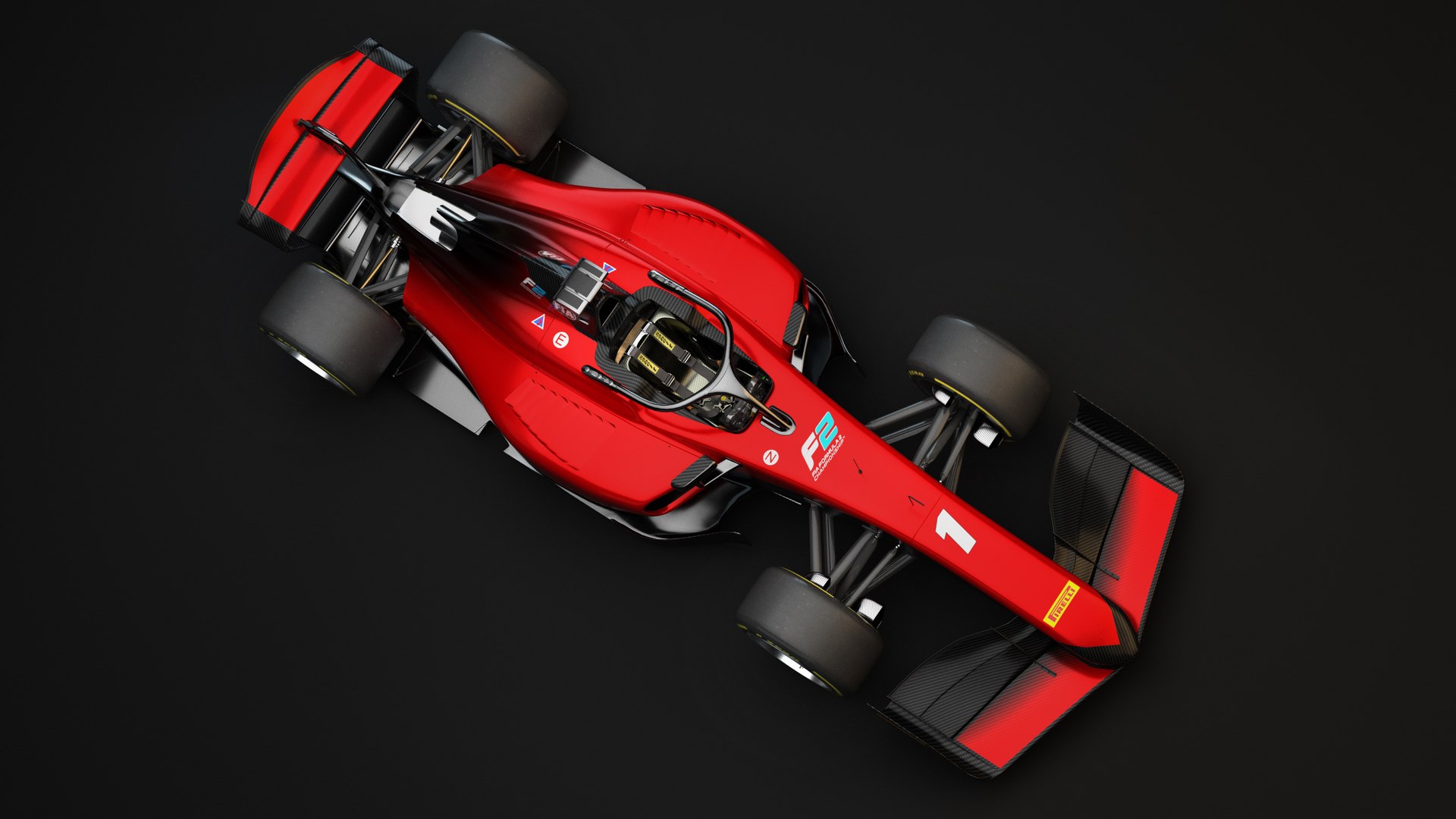 3D Dallara F2 2024 Template For Livery - TurboSquid 2285838