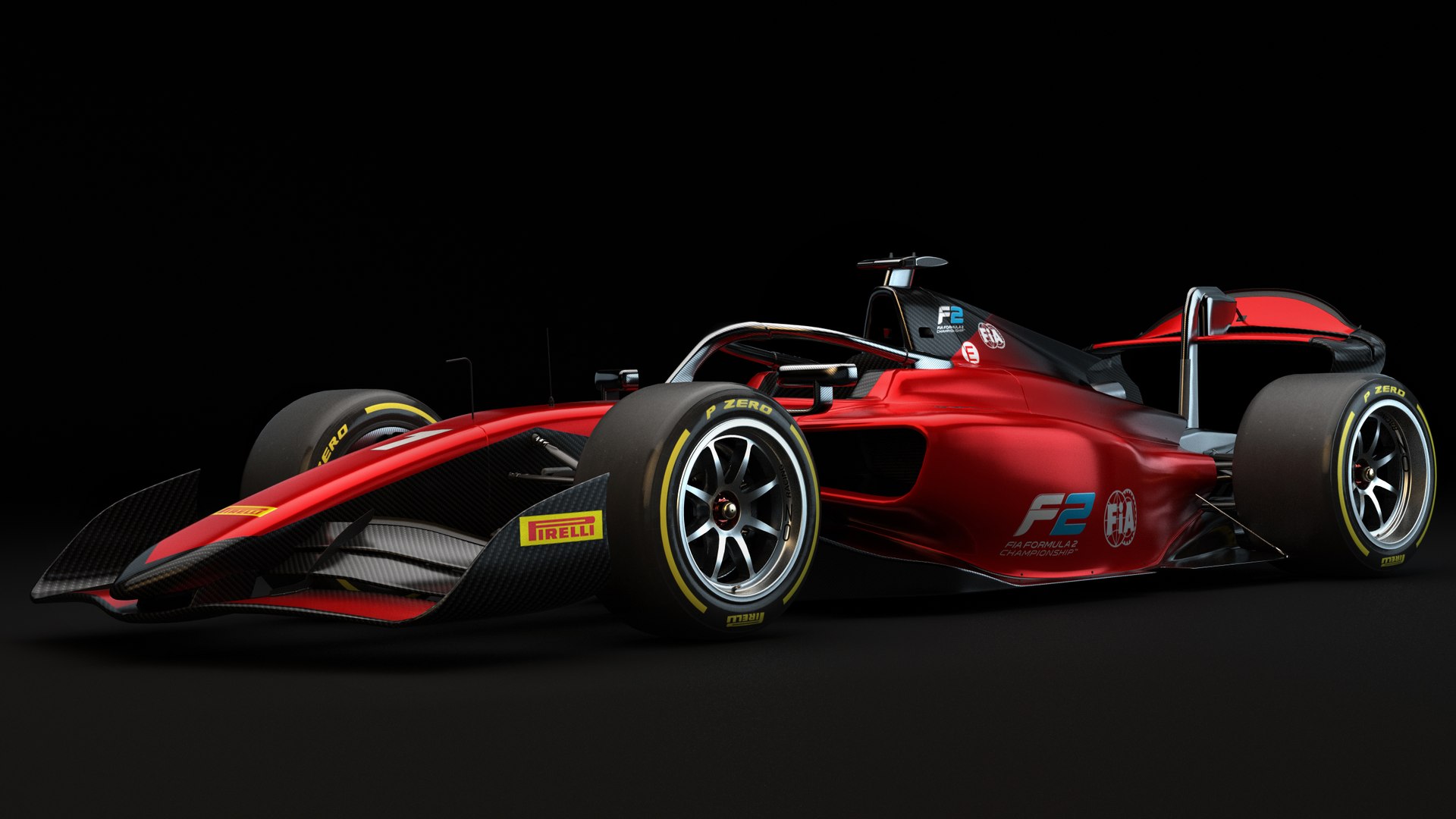 3D Dallara F2 2024 Template For Livery - TurboSquid 2285838