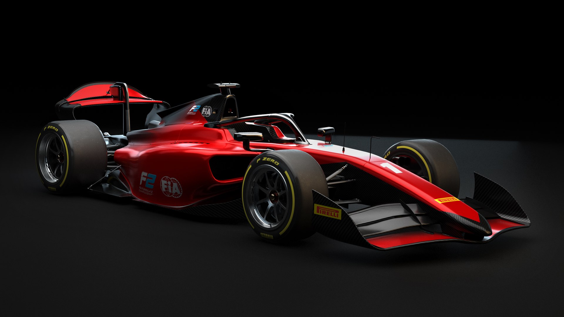3D Dallara F2 2024 Template For Livery - TurboSquid 2285838