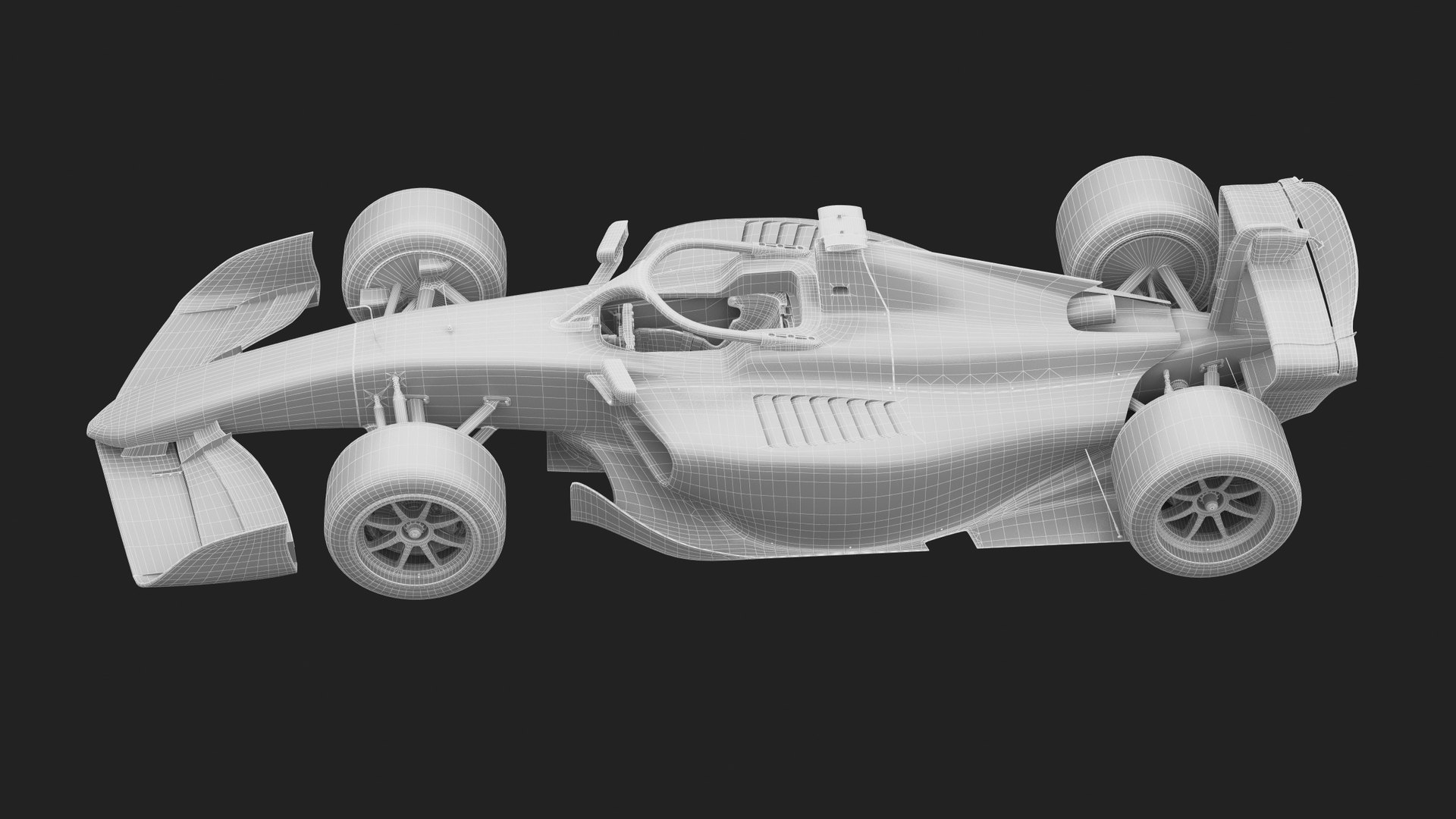3D Dallara F2 2024 Template For Livery - TurboSquid 2285838