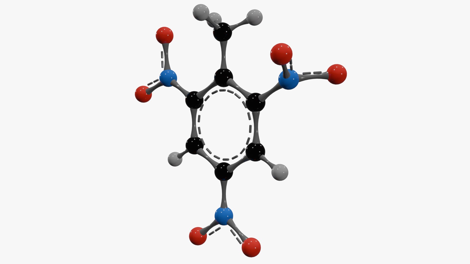 3D Model TNT Molecule - TurboSquid 2453585