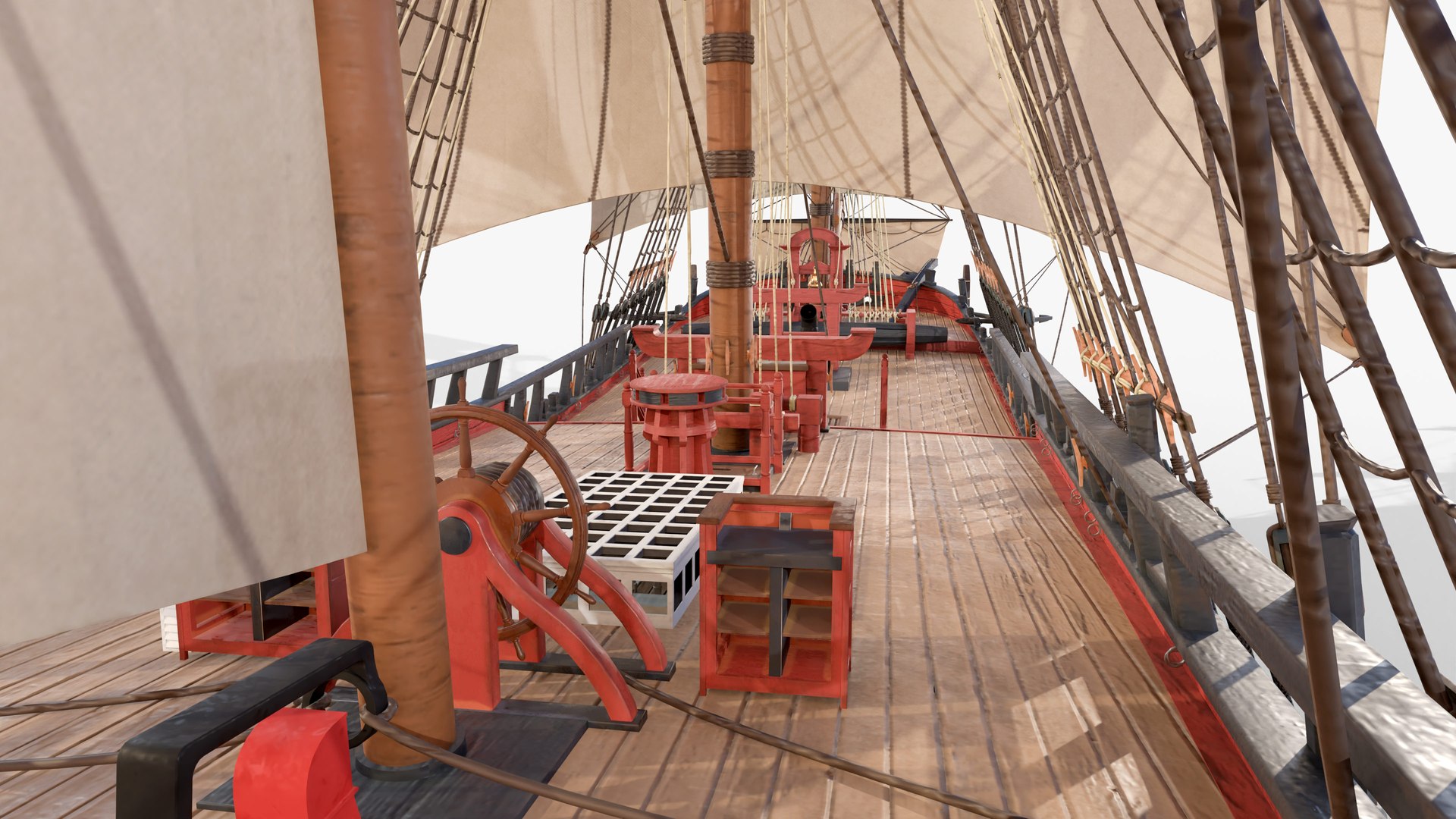 HMB Endeavour 3D model - TurboSquid 2097109