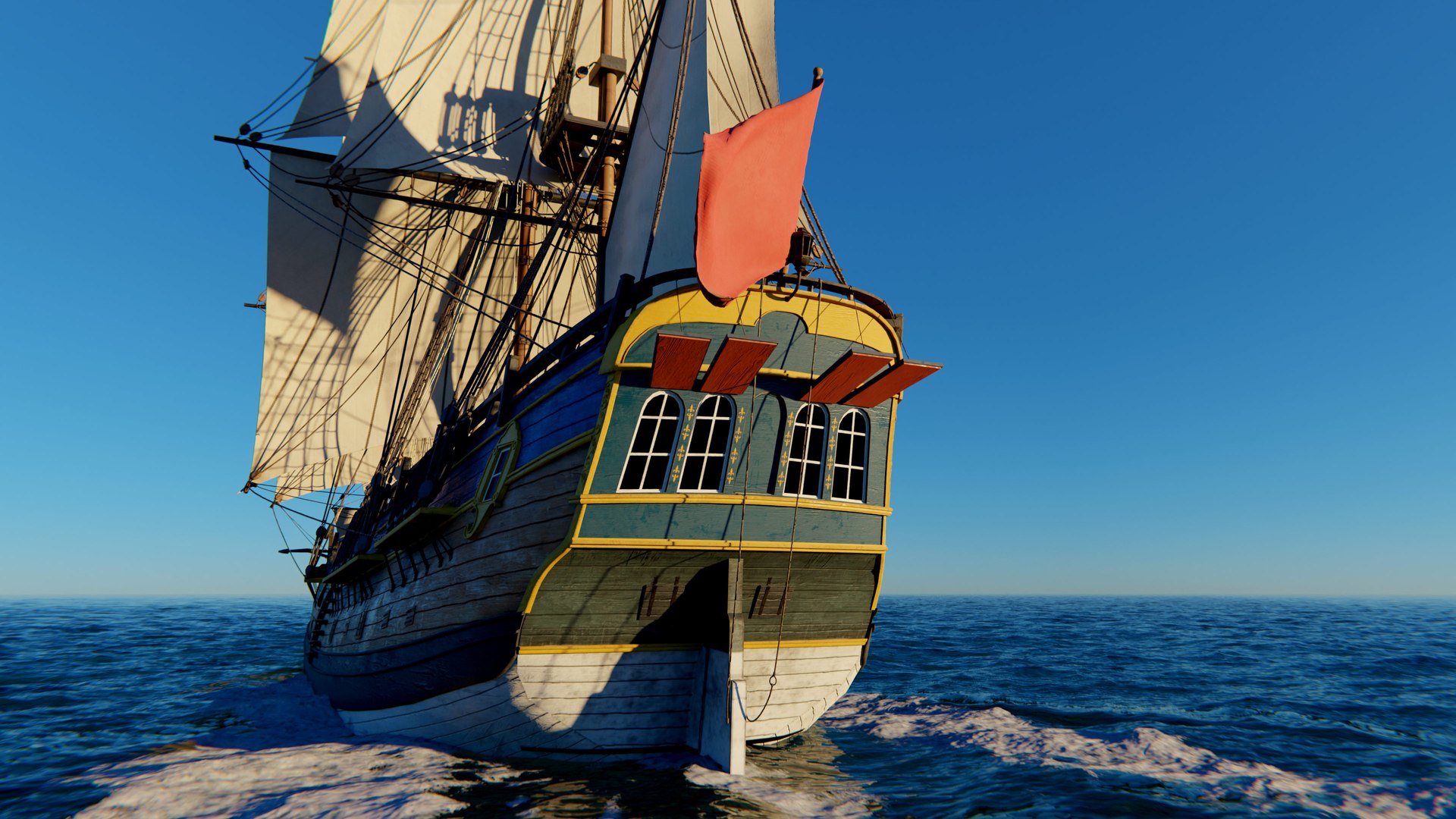 HMB Endeavour 3D Model - TurboSquid 2097109