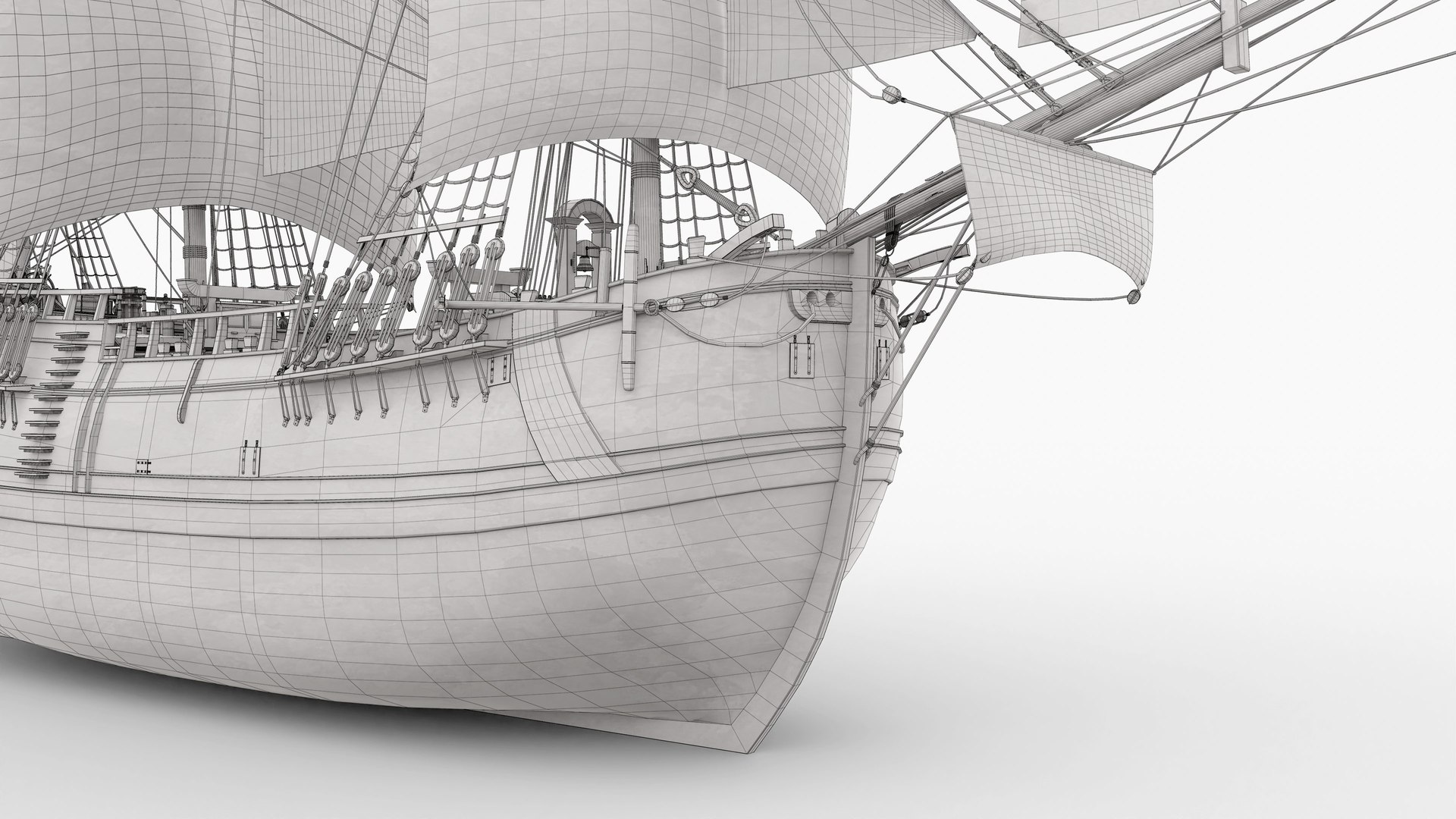 HMB Endeavour 3D model - TurboSquid 2097109