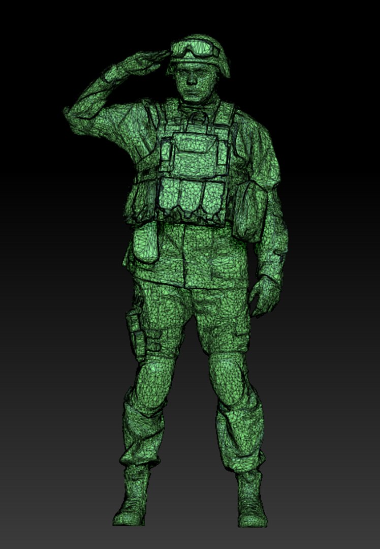 Equipped Soldier American Military Uniform 3D Model - TurboSquid 1587502
