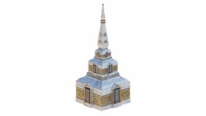 Thai Temple 3d Model