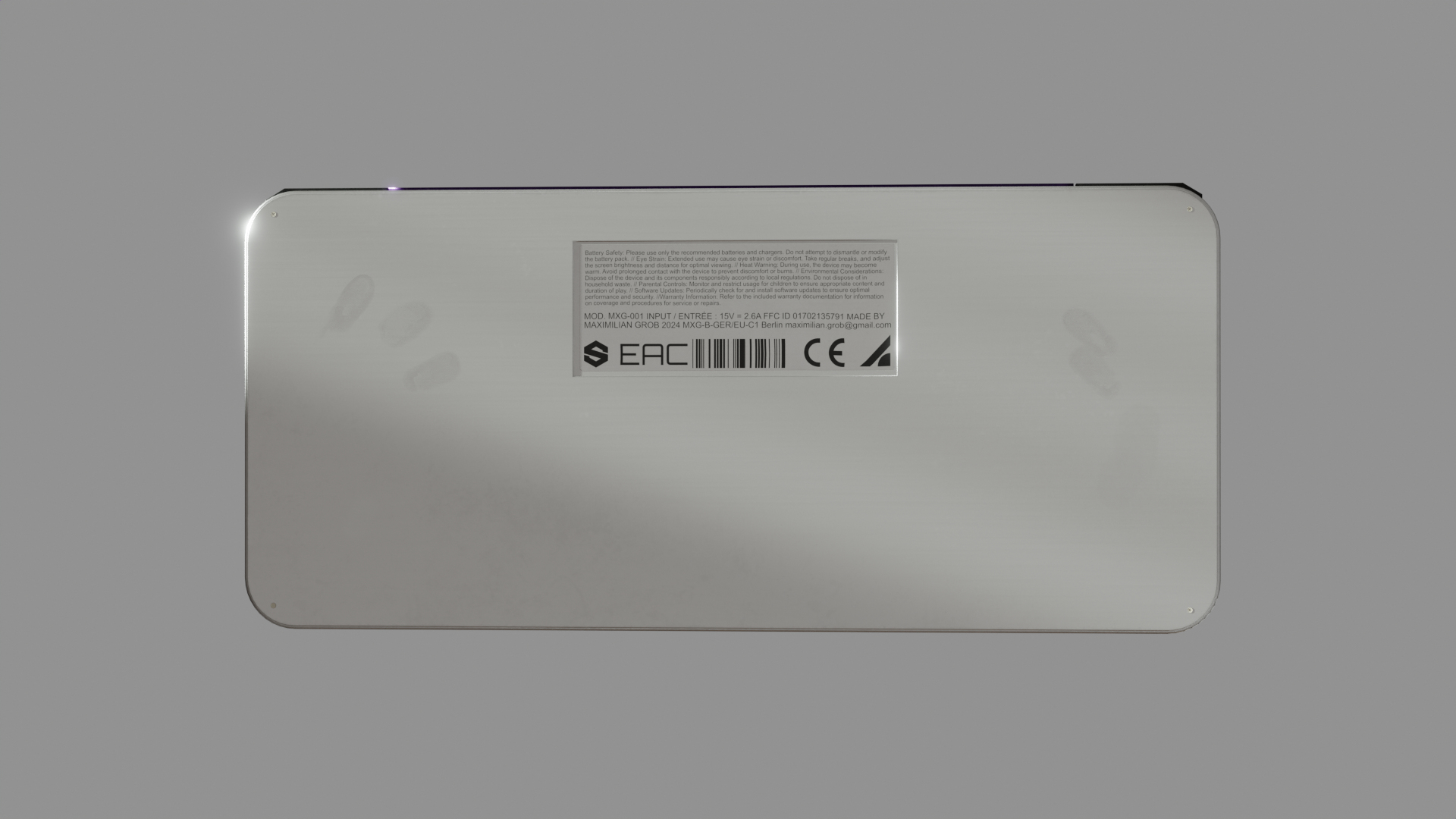 3D Fictional Handheld Gaming Console - TurboSquid 2238601