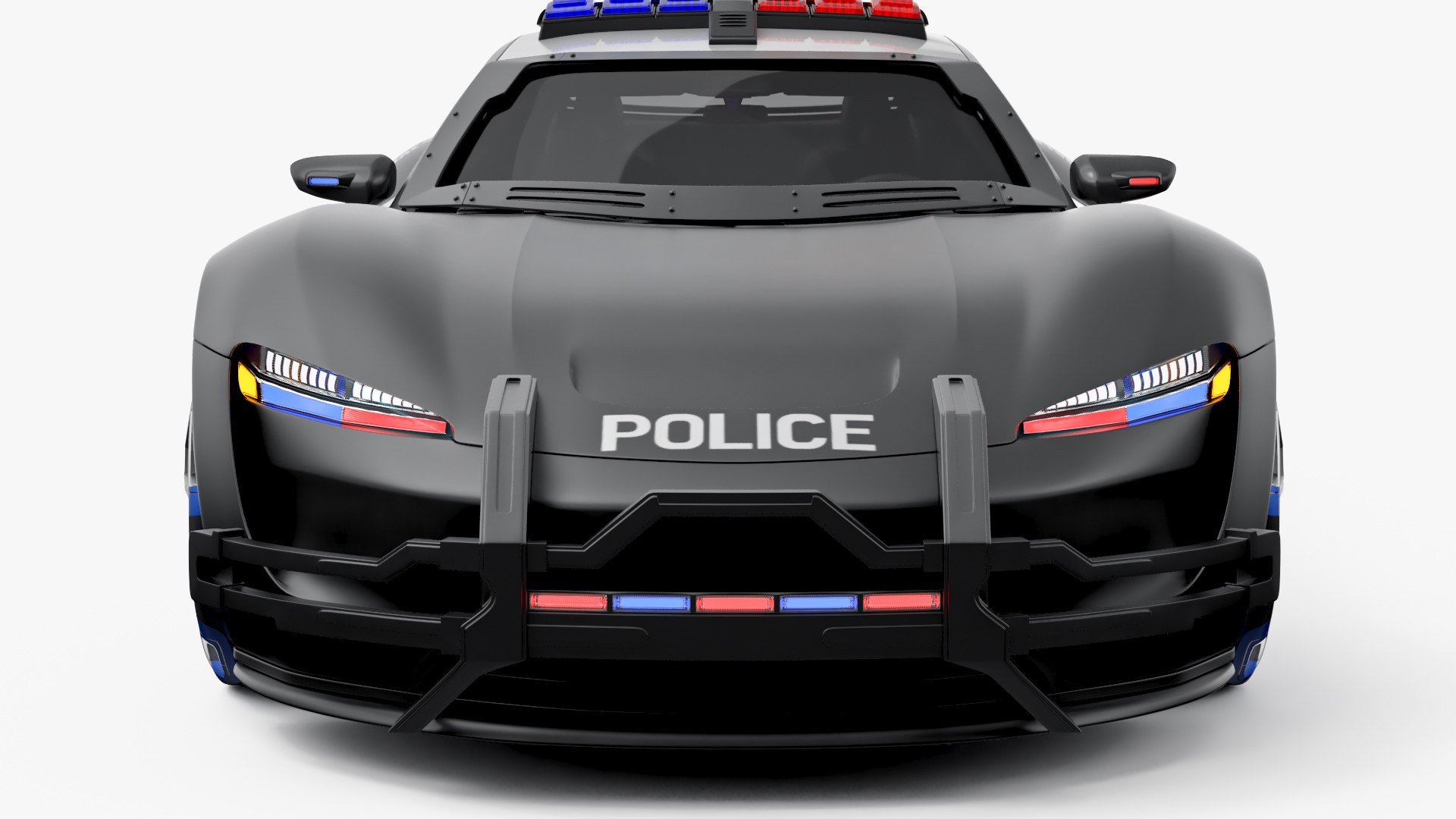 Car Futuristic Police 3D Model - TurboSquid 2084694