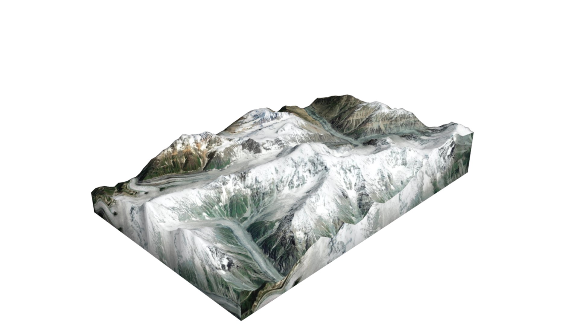 3D Diran Mountain - TurboSquid 1824675