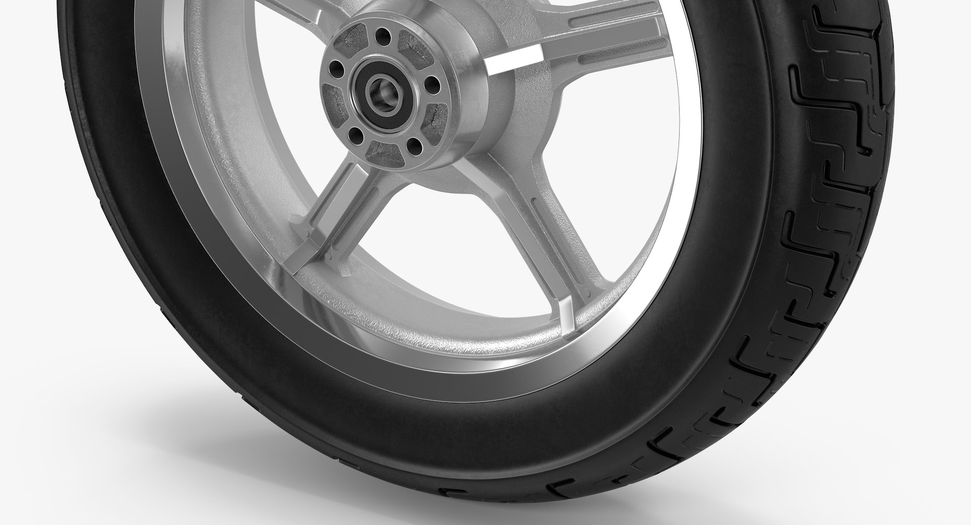 Motorcycle Tire Obj