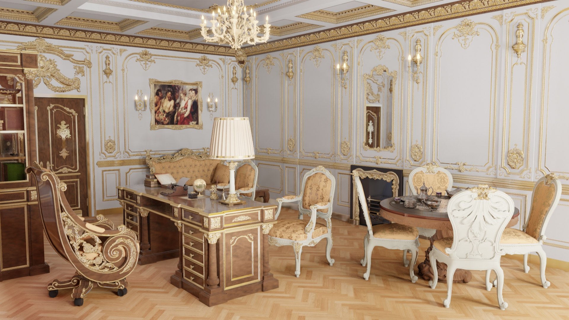 3D Blender Baroque Model - TurboSquid 1425982