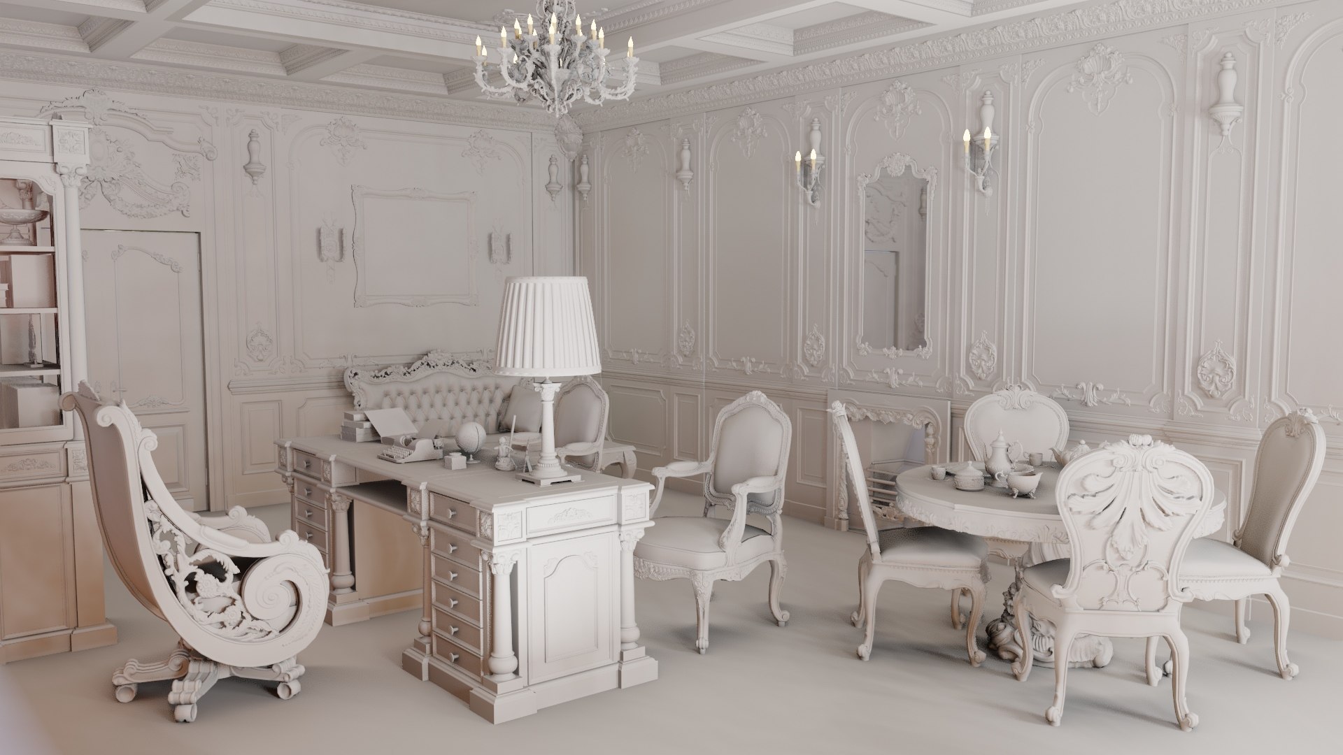 3D Blender Baroque Model - TurboSquid 1425982