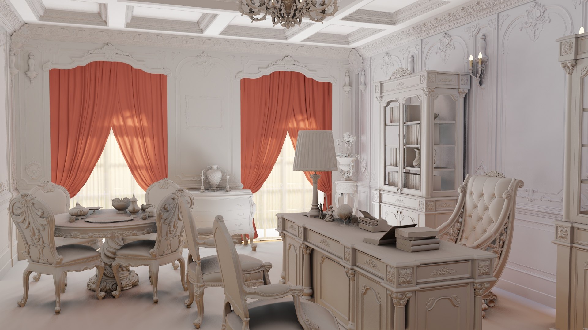 3D Blender Baroque Model - TurboSquid 1425982