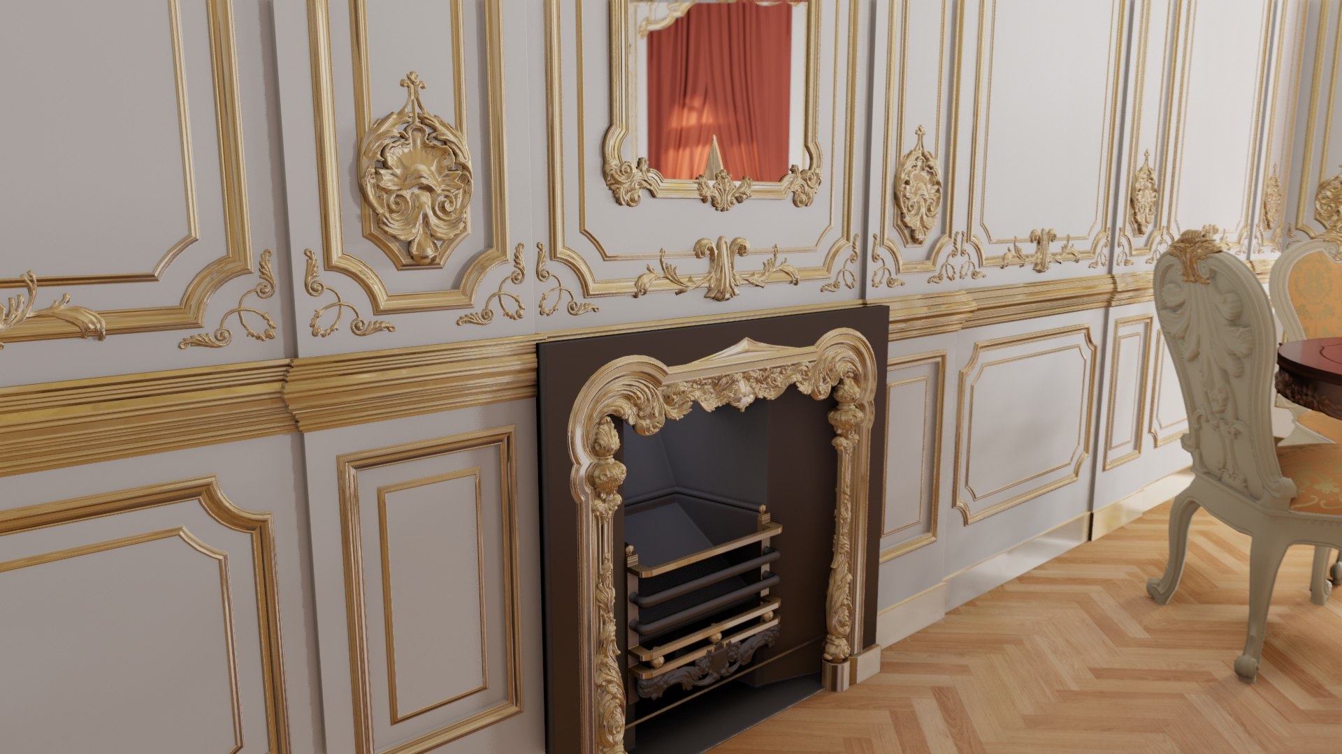 3D Blender Baroque Model - TurboSquid 1425982