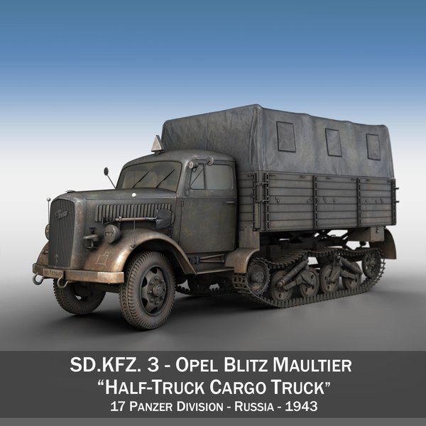 Sd - opel blitz 3D model - TurboSquid 1205625