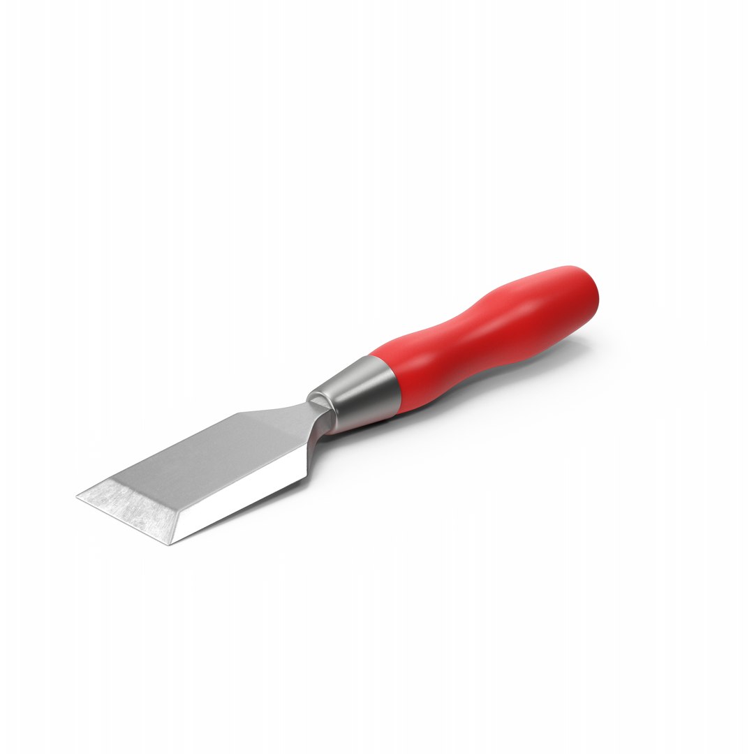3D Model Red Chisel - TurboSquid 1916836