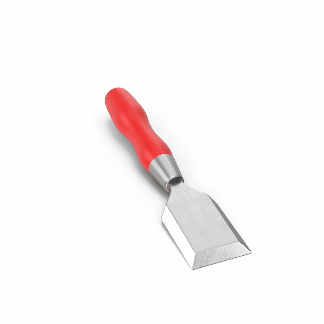 3D Model Red Chisel - TurboSquid 1916836