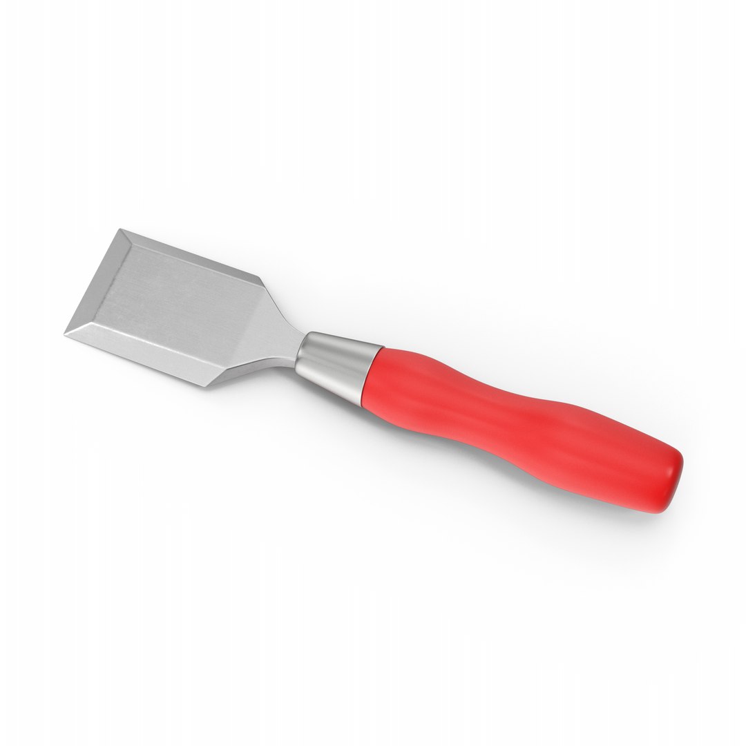 3D Model Red Chisel - TurboSquid 1916836