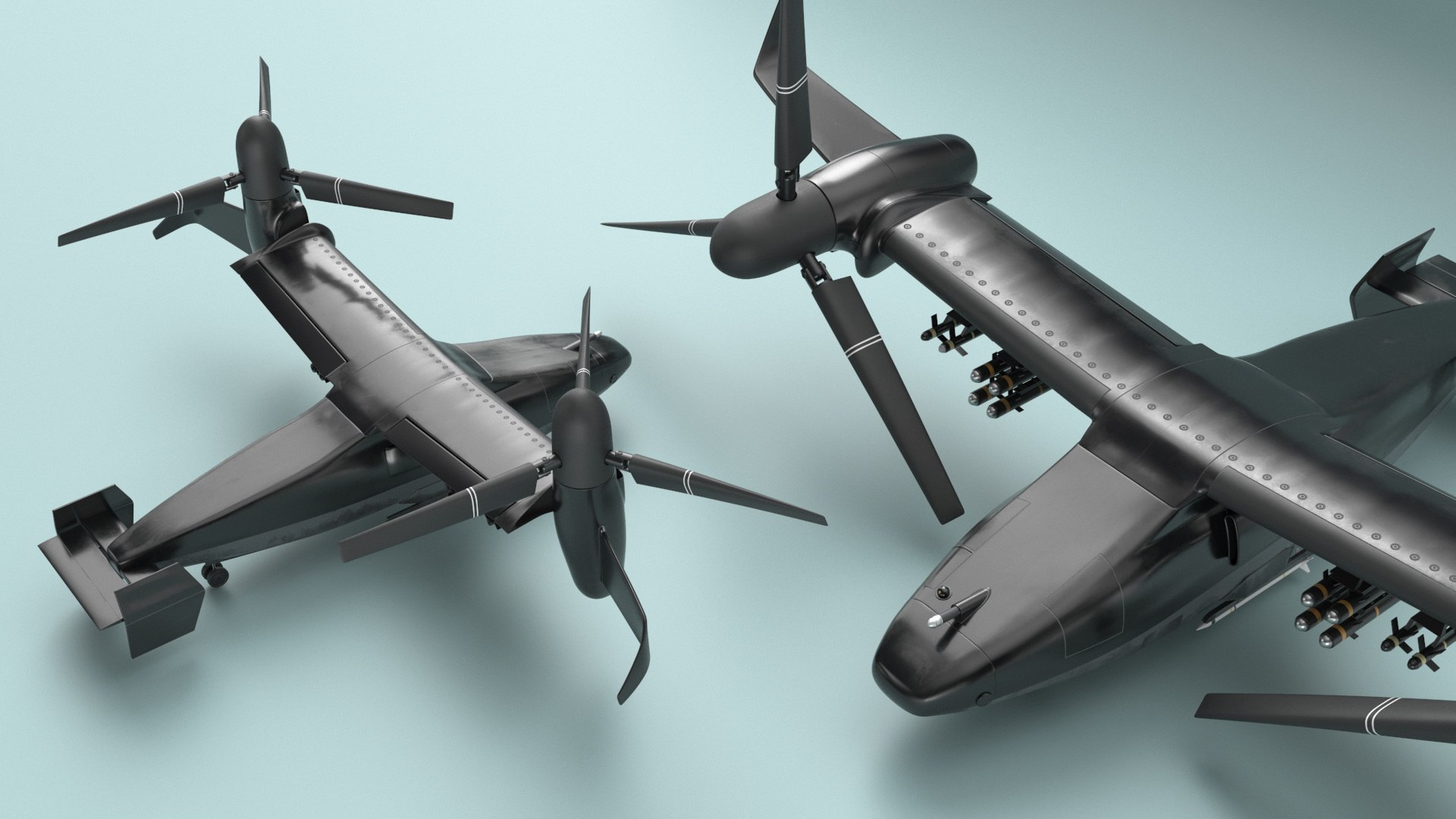 Combat Propeller Drone UAV Rigged 3D Model - TurboSquid 2278912