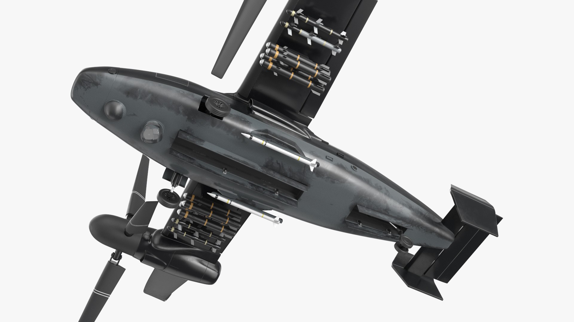 Combat Propeller Drone UAV Rigged 3D Model - TurboSquid 2278912