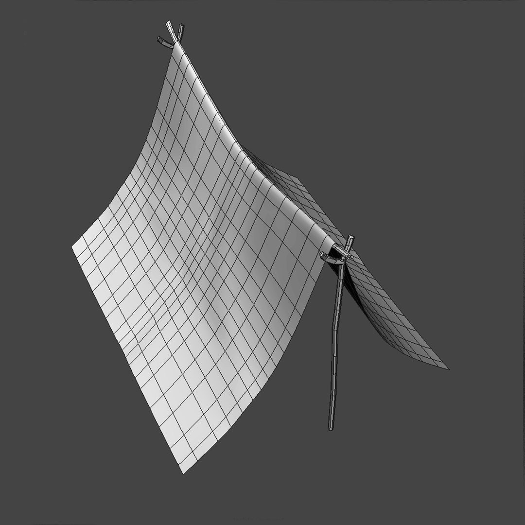 Pup Tent 3d Obj