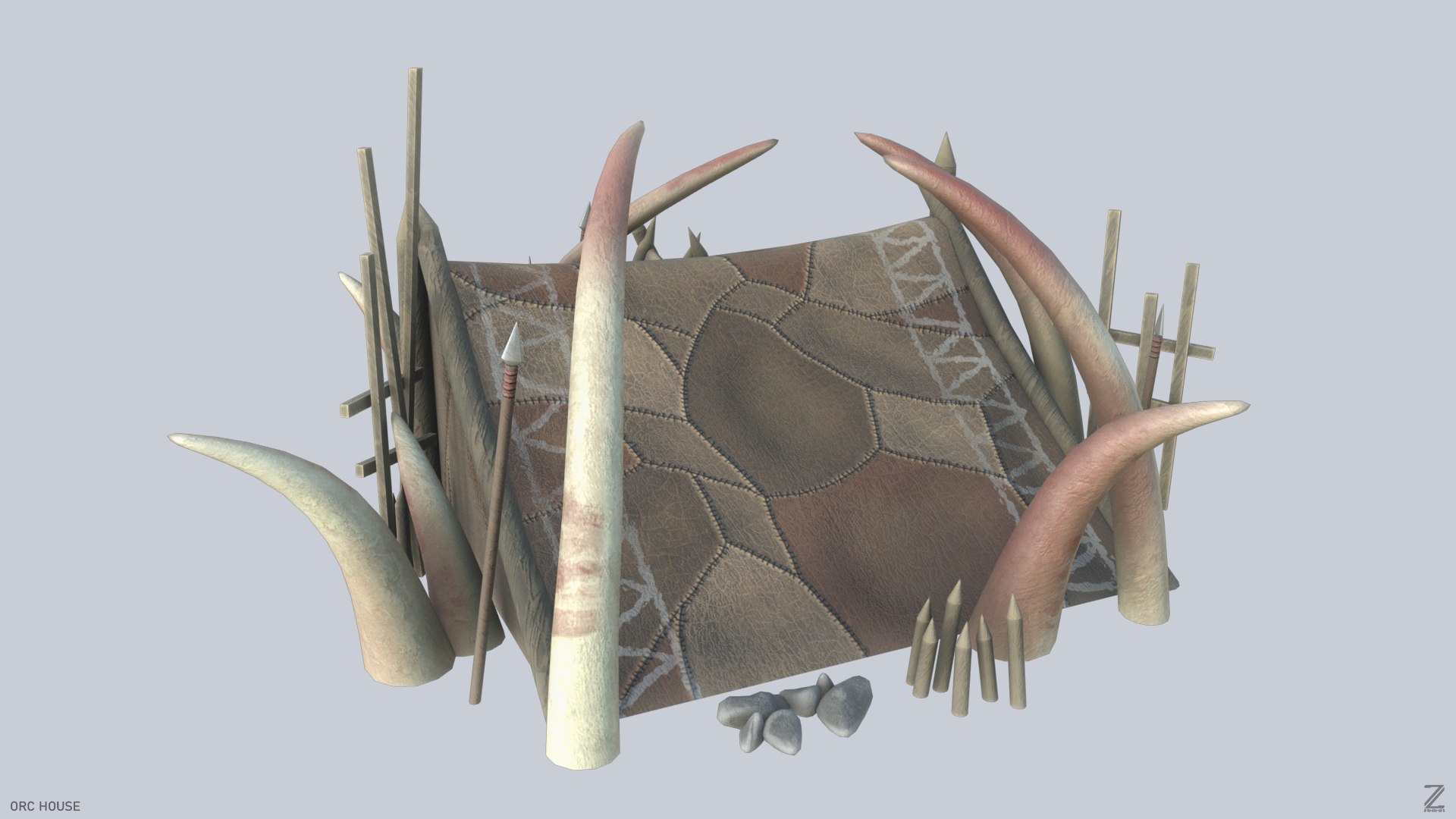 3D Orc House - TurboSquid 2220100