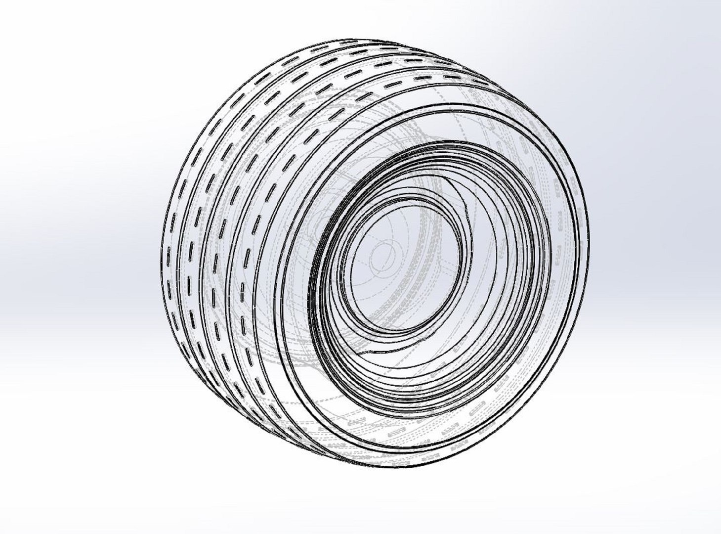 Diecast Wide Whitewall Wheel Of Hot Rod Scale 1 To 25 3D - TurboSquid ...