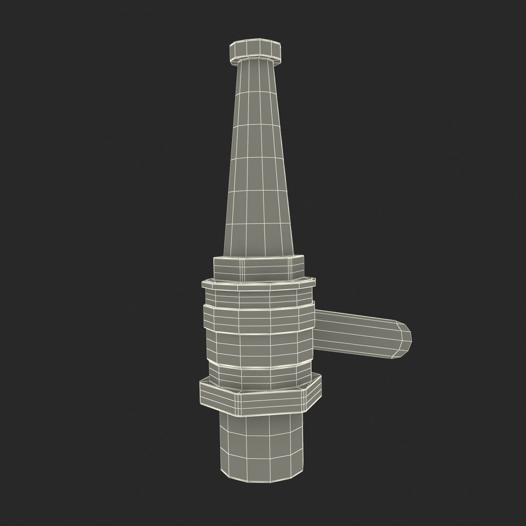 3d model nozzle modeled realistic