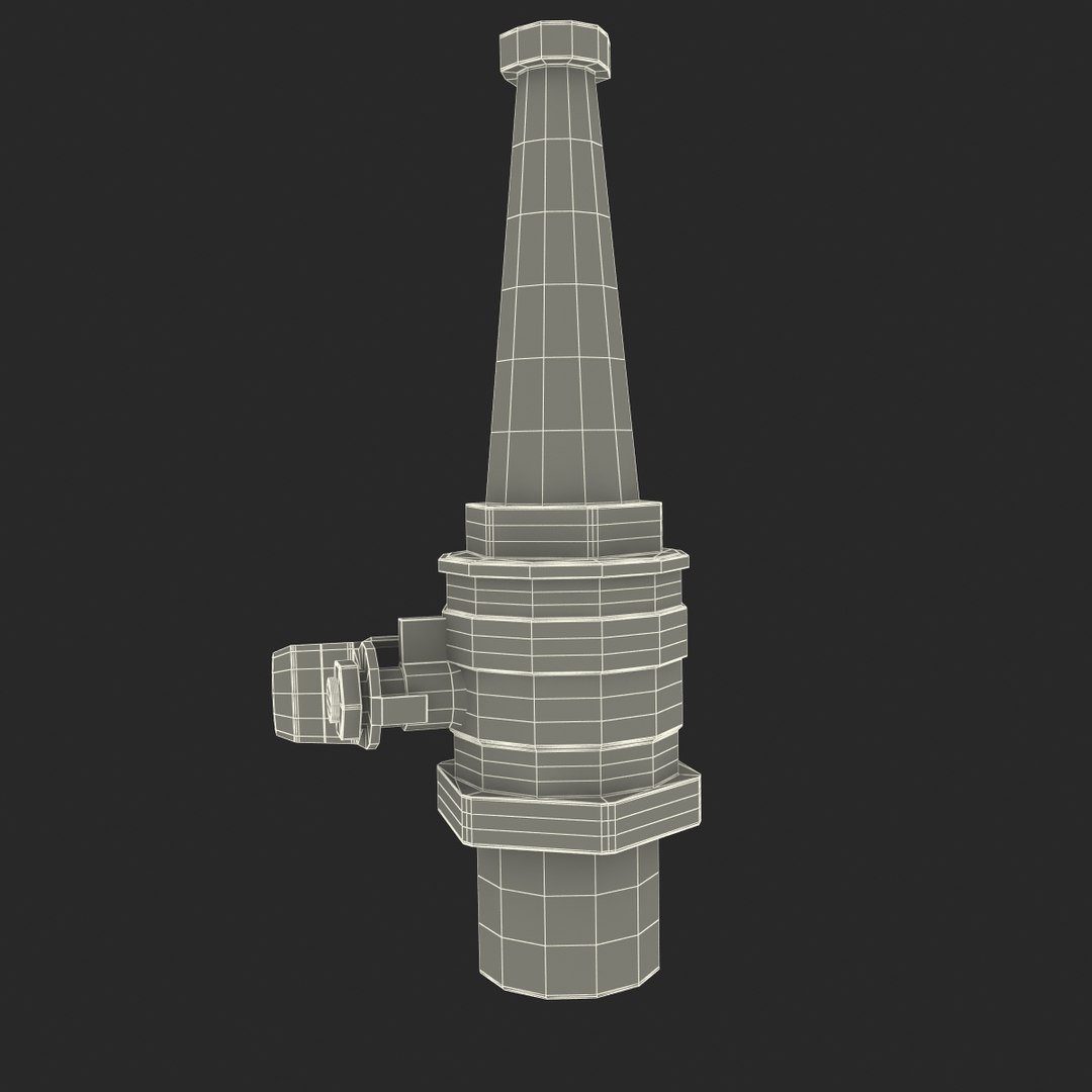 3d model nozzle modeled realistic