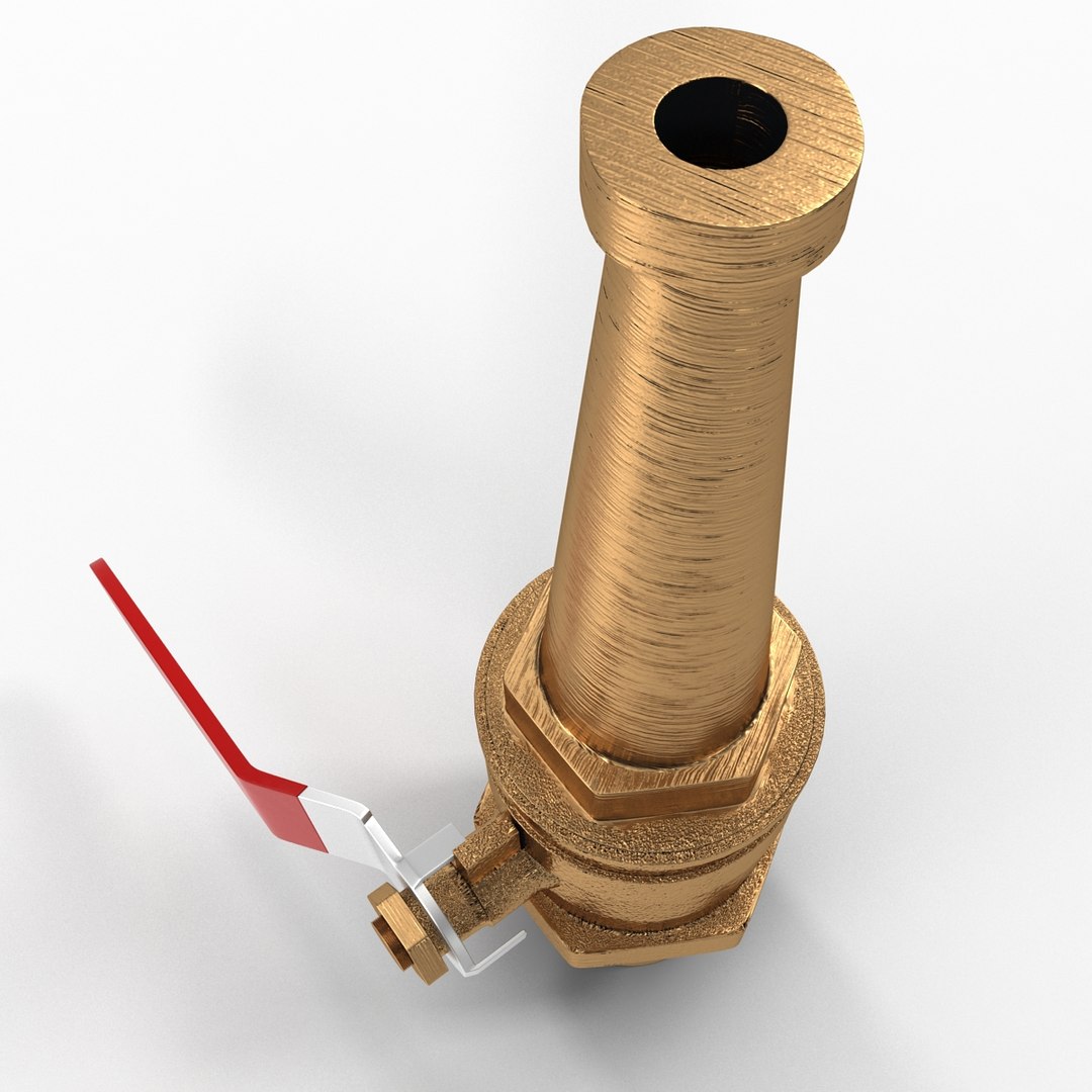 3d model nozzle modeled realistic