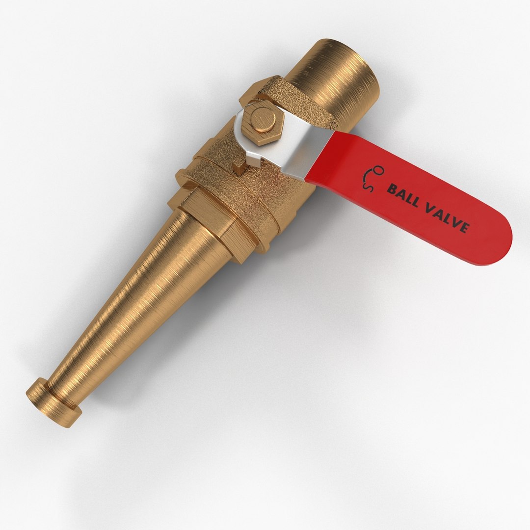 3d model nozzle modeled realistic