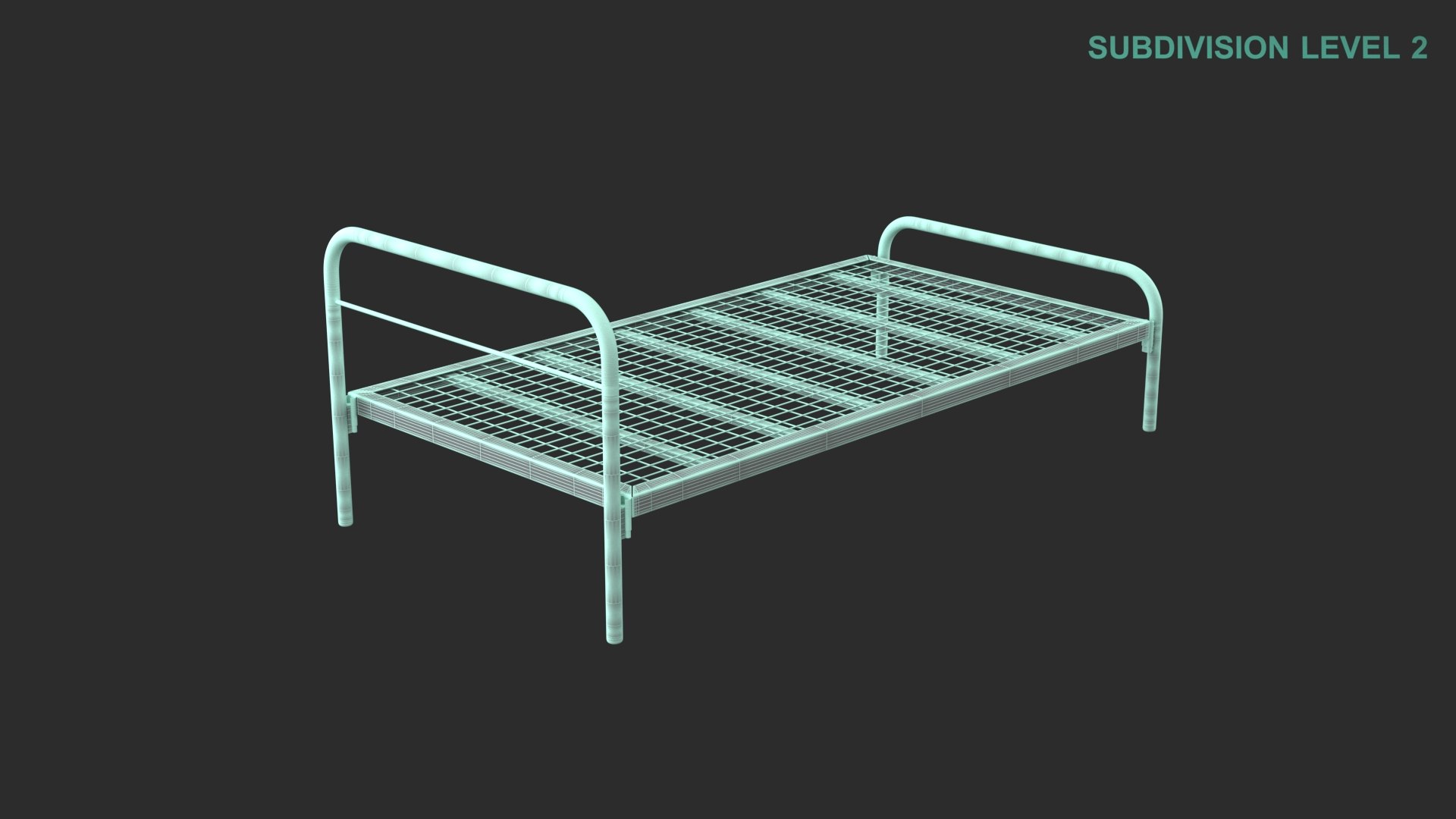 Bed Frame 3D model - TurboSquid 1997309