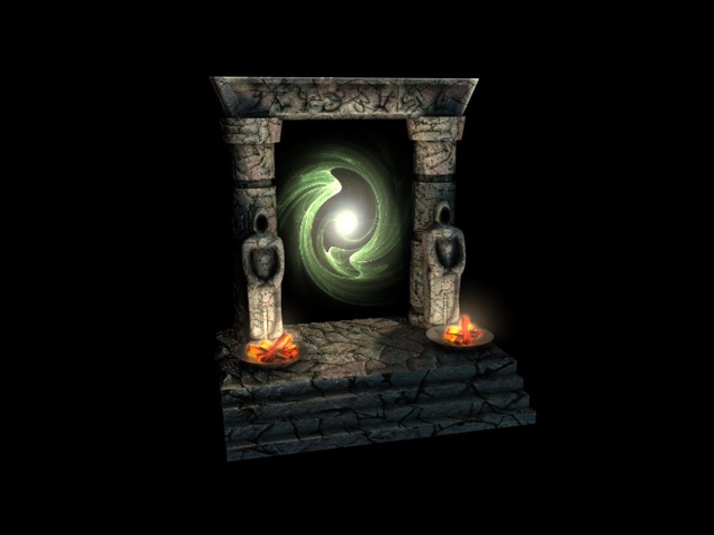 Portal Gate 3d Max