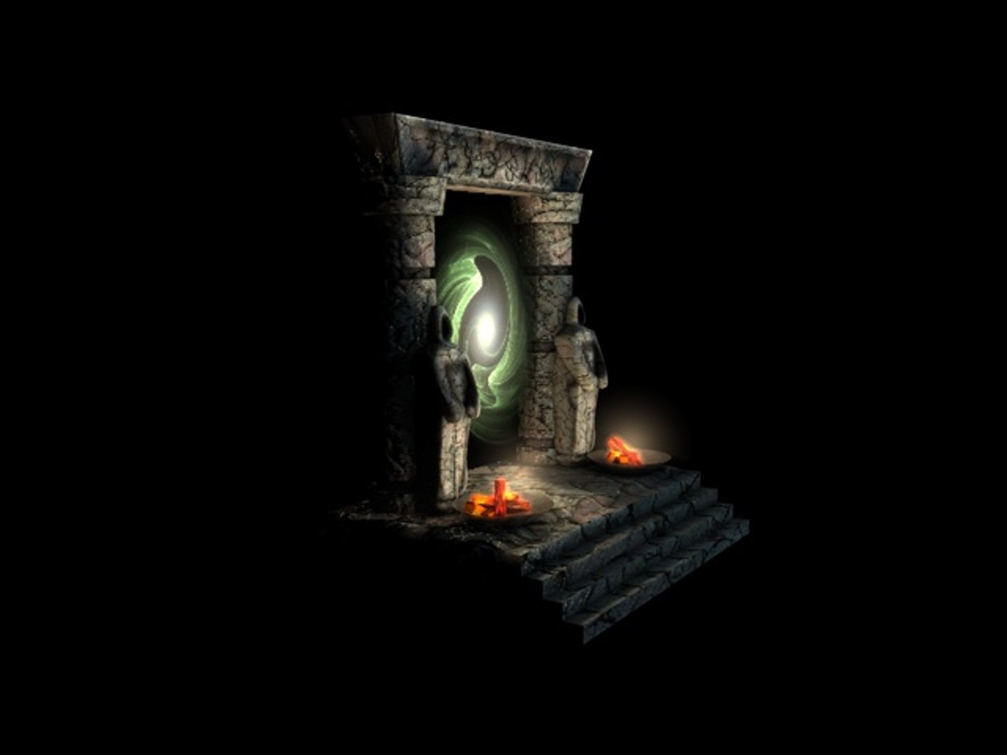 Portal Gate 3d Max