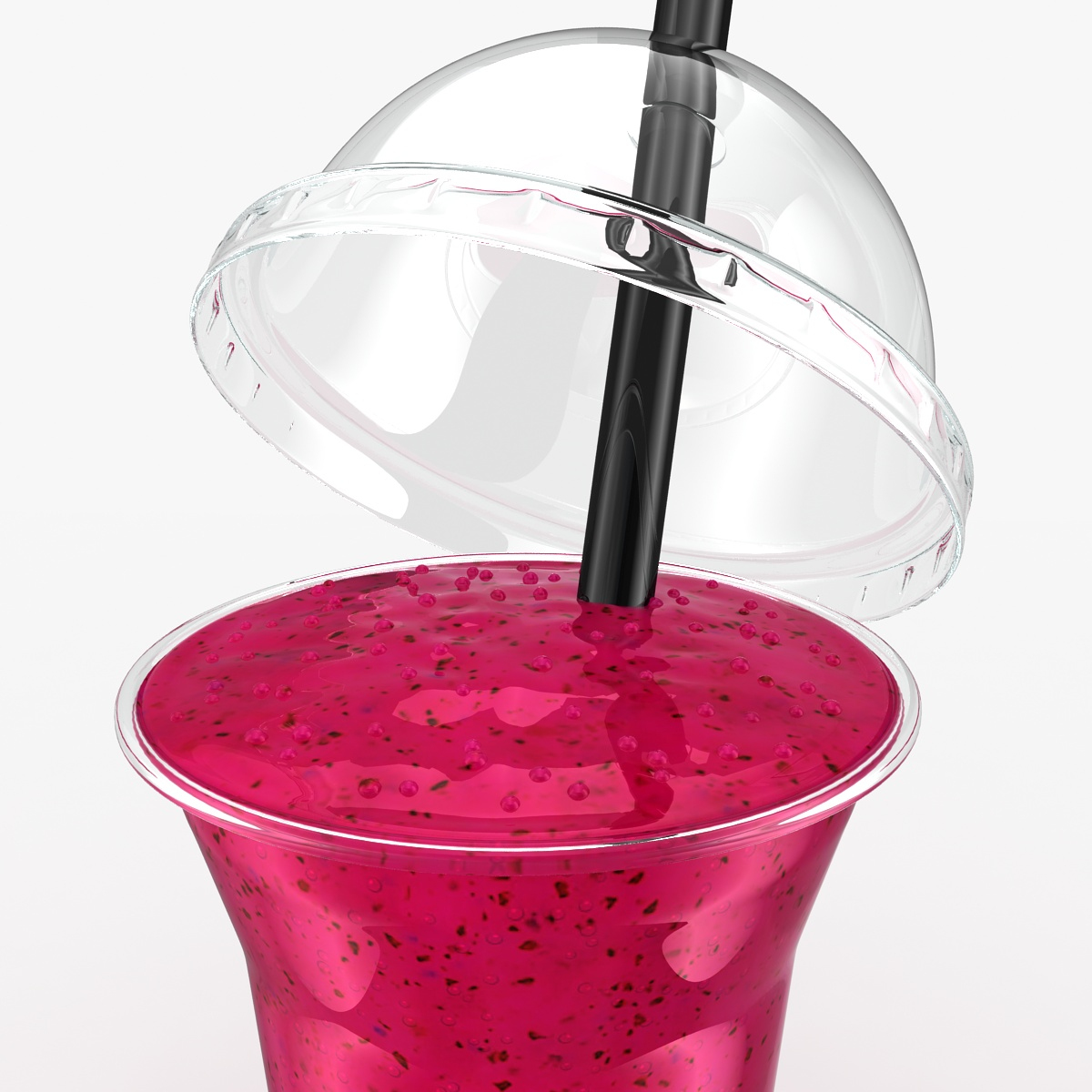 realistic fruit shake berries max