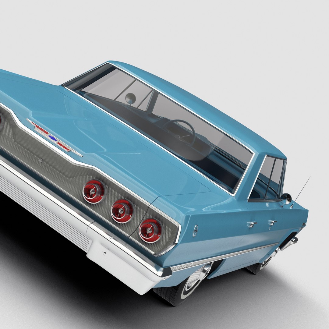 Impala Sedan 1963 3d Model