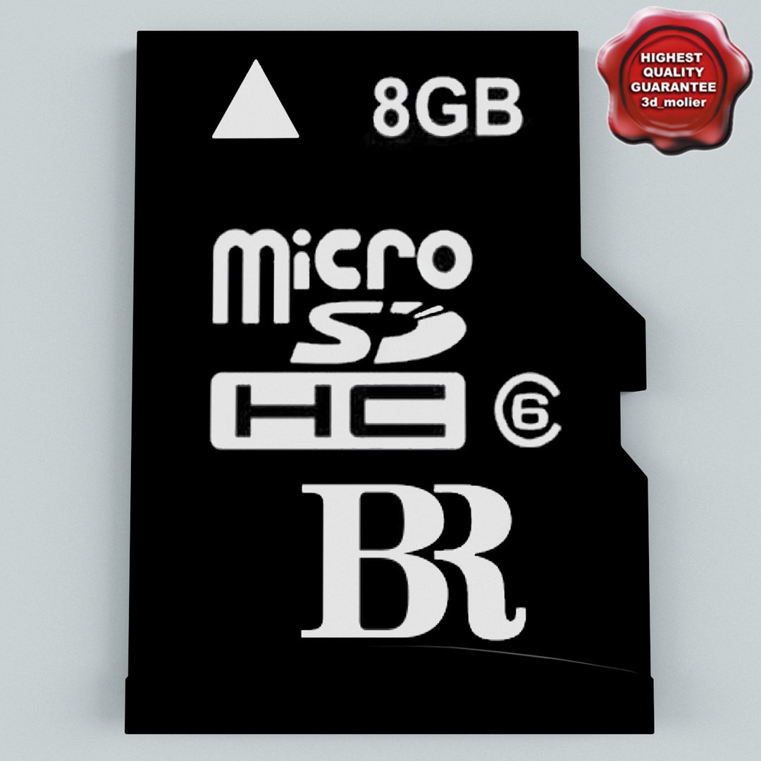 3d Memory Card Micro Sd Model