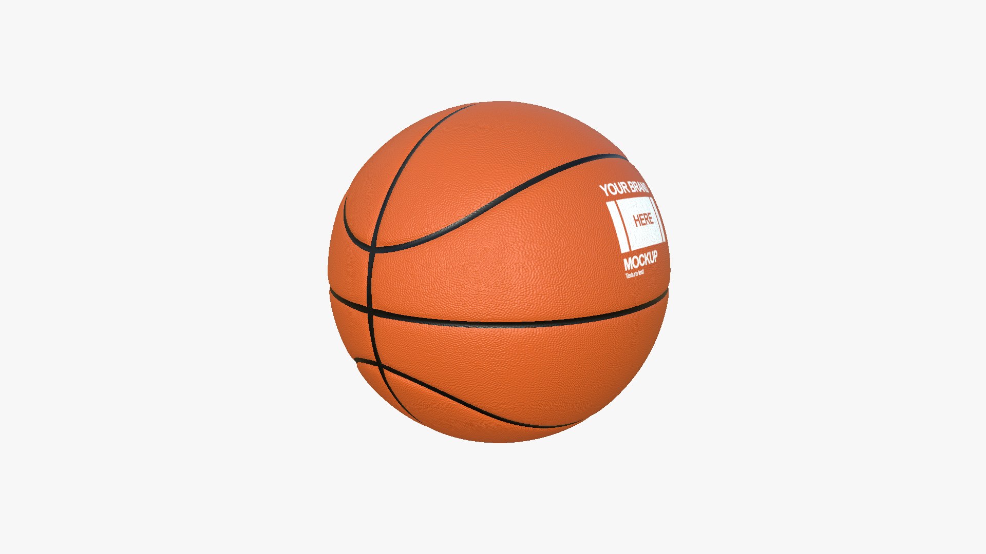 Basket Ball - Blank Mock Up Basic Template Model - TurboSquid 2112498