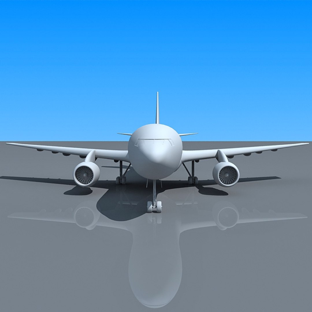 3d airbus 300 model