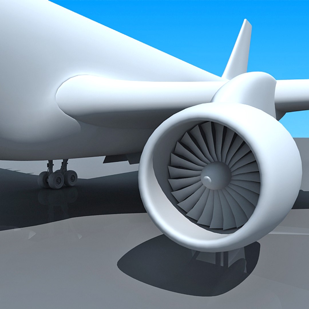 3d airbus 300 model