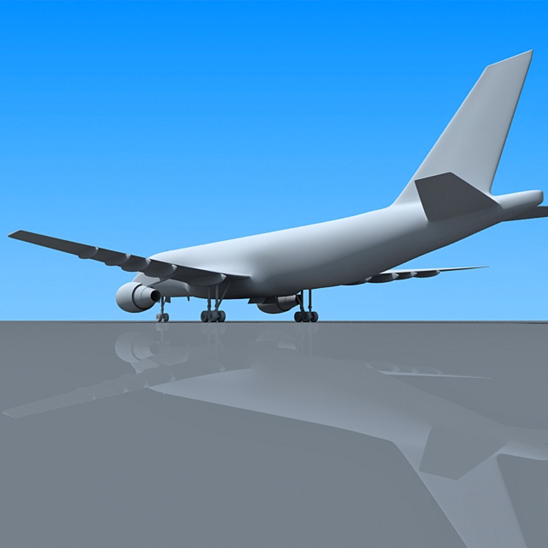 3d airbus 300 model