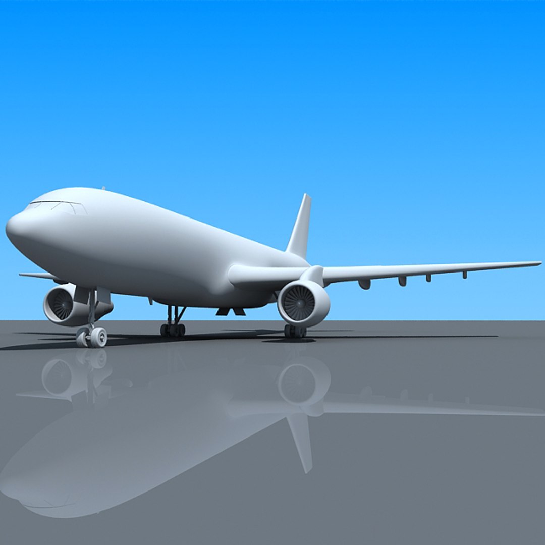 3d airbus 300 model