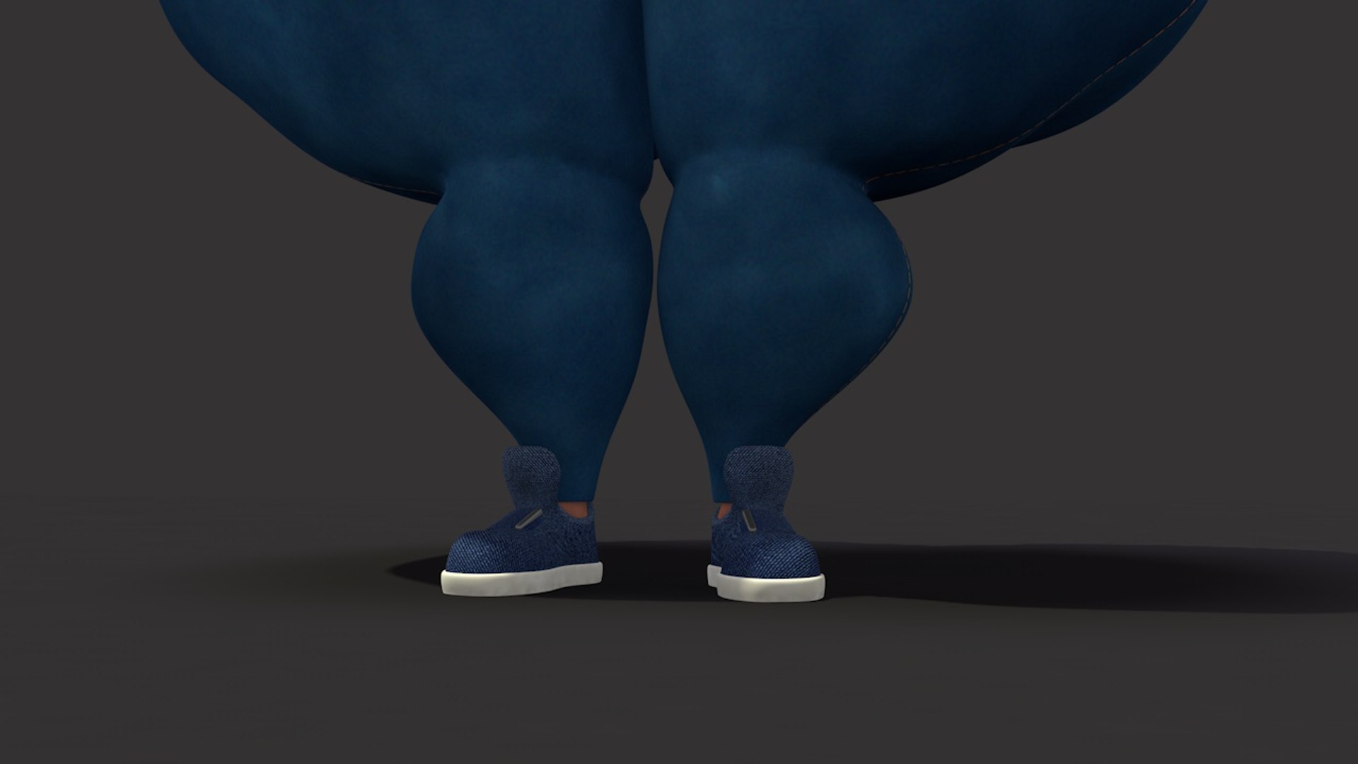 3D Overweight Cartoony Lady Character - TurboSquid 1591361