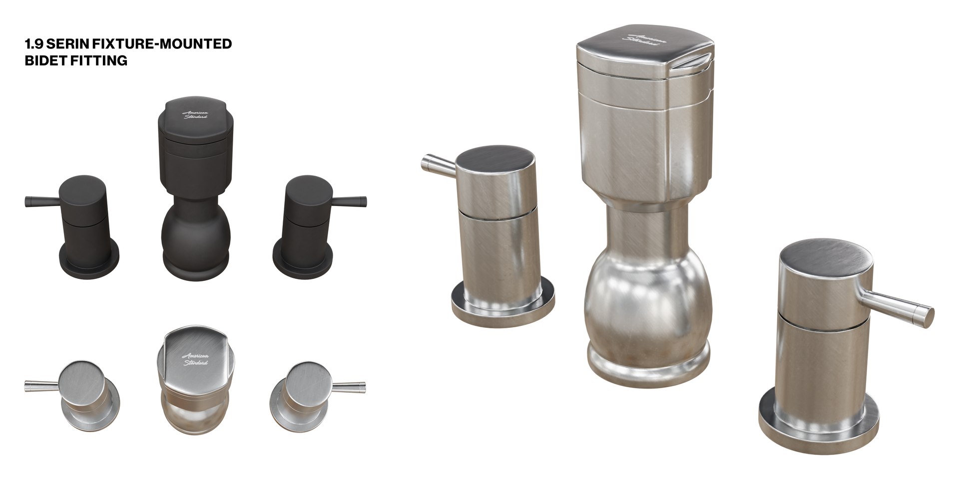 3D Bathroom And Kitchen Faucet Serin Collection Model - TurboSquid 2216139